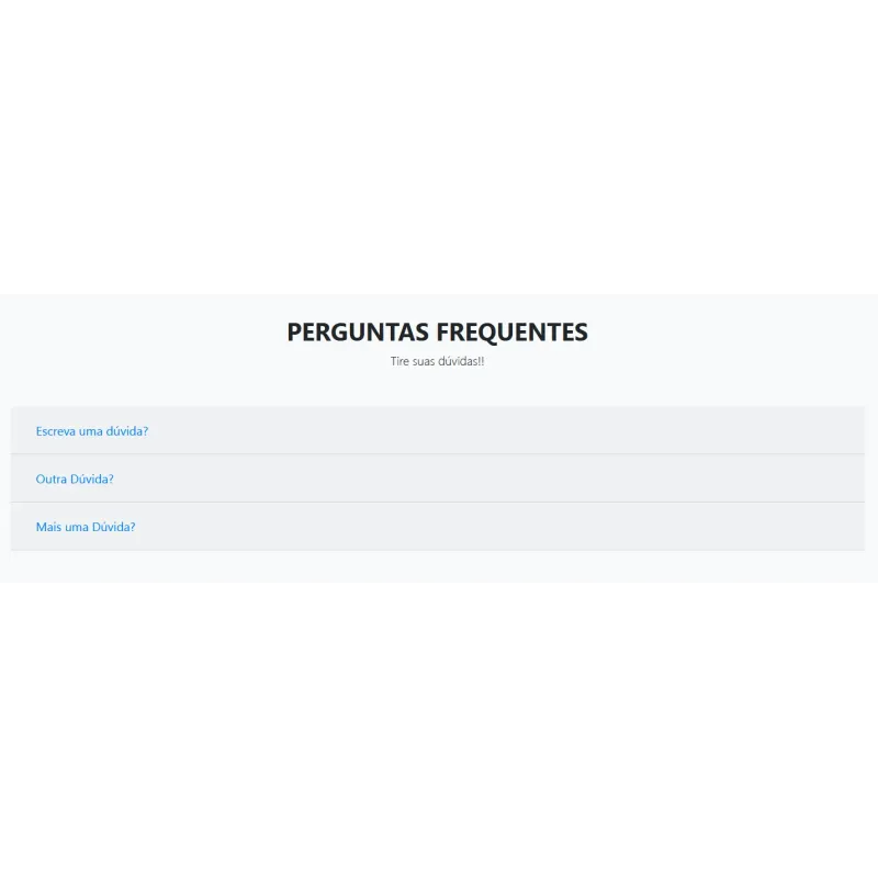 Módulo FAQ Site PHP